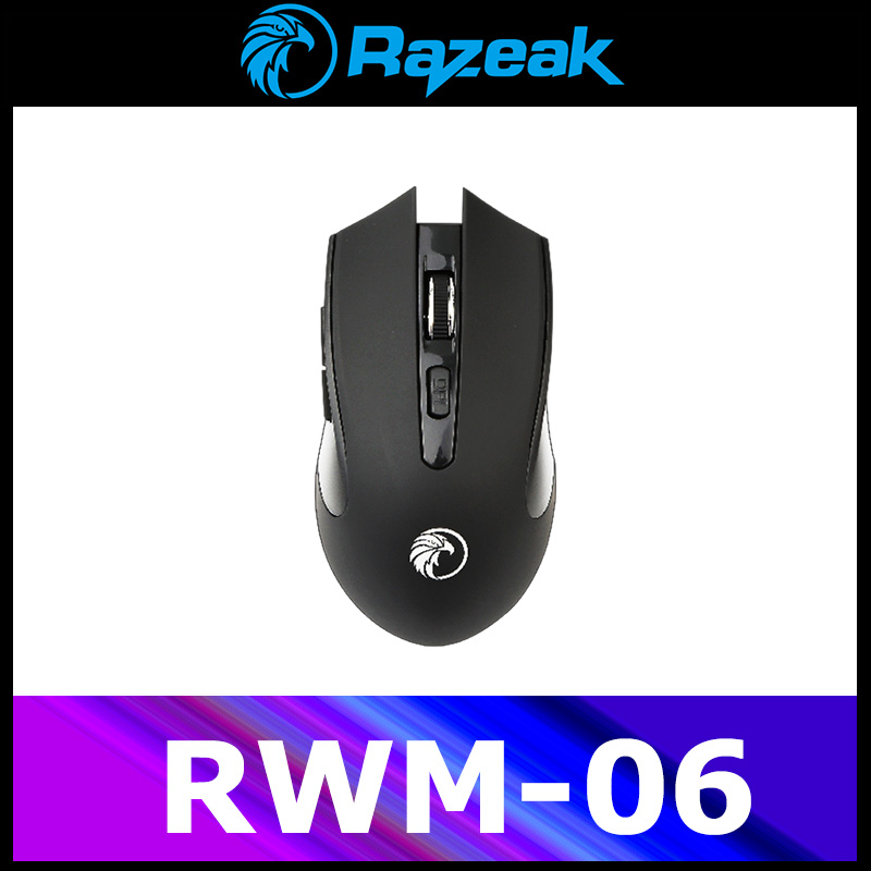 RAZEAK RWM-06 เม้าสืเกมมิ่ง Mouse gaming Wireless ไร้เสียงรบกวน ...