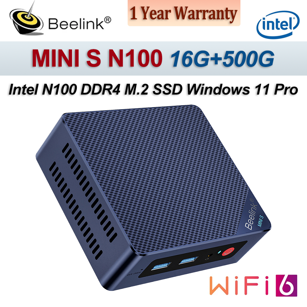 Beelink คอมพิวเตอร์ขนาดเล็ก S12ขนาดเล็กโปร Intel หน่วยประมวลผล Intel ...