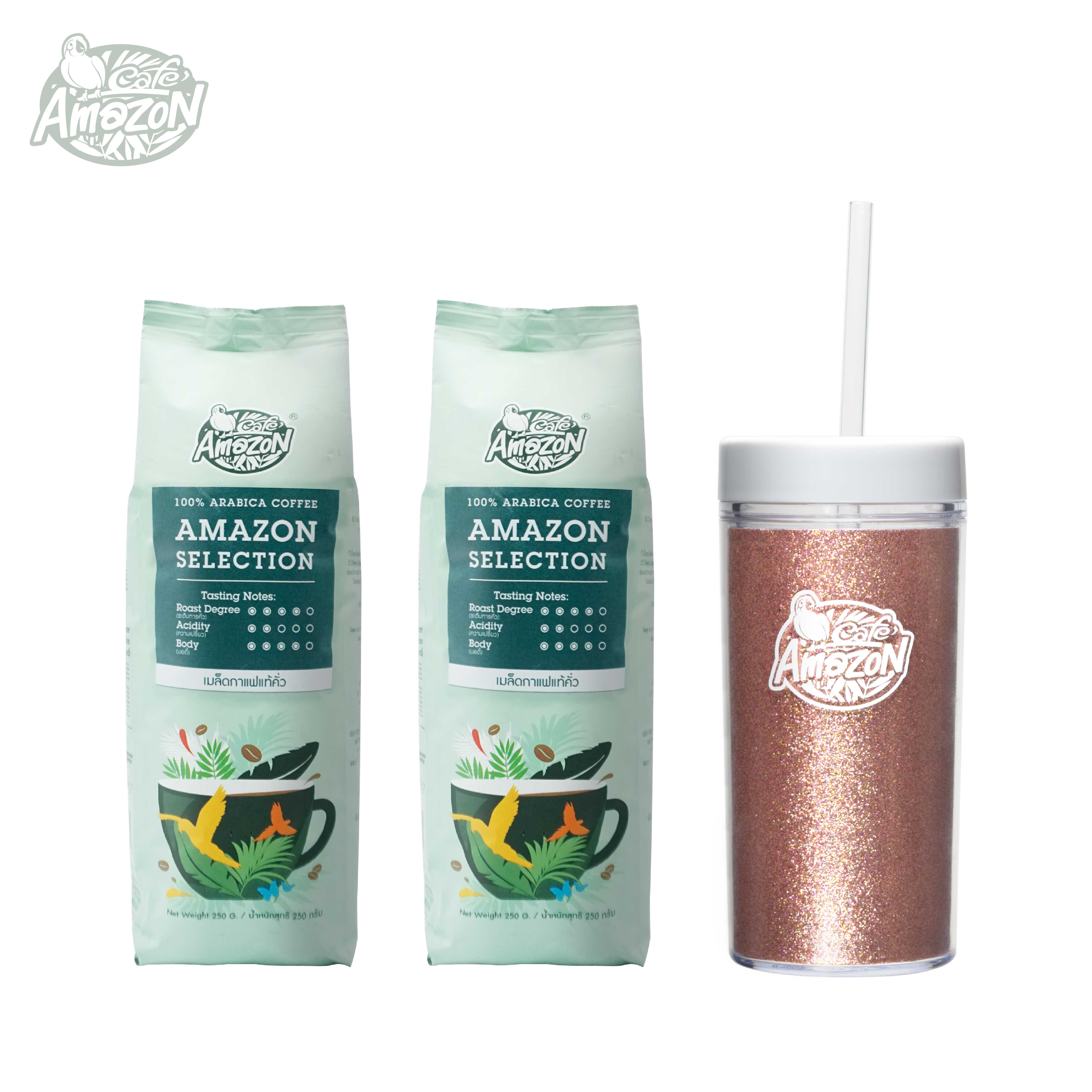 ♣เมล็ด กาแฟ อเมซอน อเมซอนเบลน 500 กรัม เมล็ด กาแฟคั่วแท้ cafe amazon blend ของแท้ 100 - RusyoV7J ...