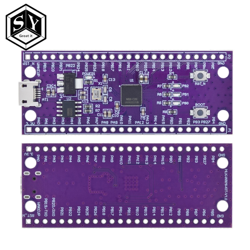 W806 Microcontroller 240MHZ 5 8Bit STM32 Development Board CH340 IoT MCU Chip CDK Development ...