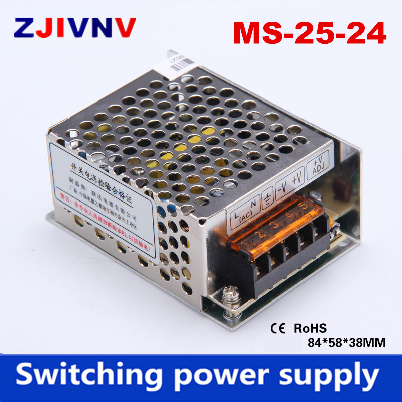 25W Smaller Volume Single Output mini size Switching power supply 24V 1A transformer 220v 24v ...
