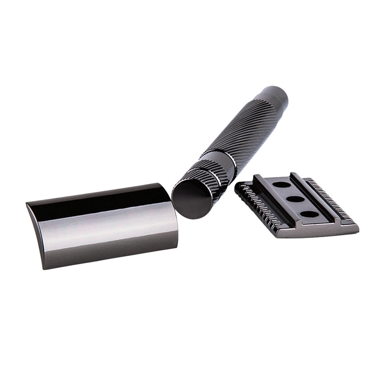Safety Double Edge Razor for Men Barber Straight Razor Holder Men's ...
