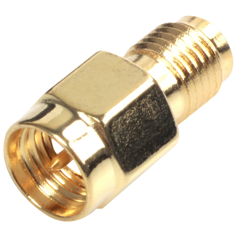 3Pcs RF Coaxial Coax Adapter Set, 2 Pcs SMA Female To RP-SMA Male & 1 ...