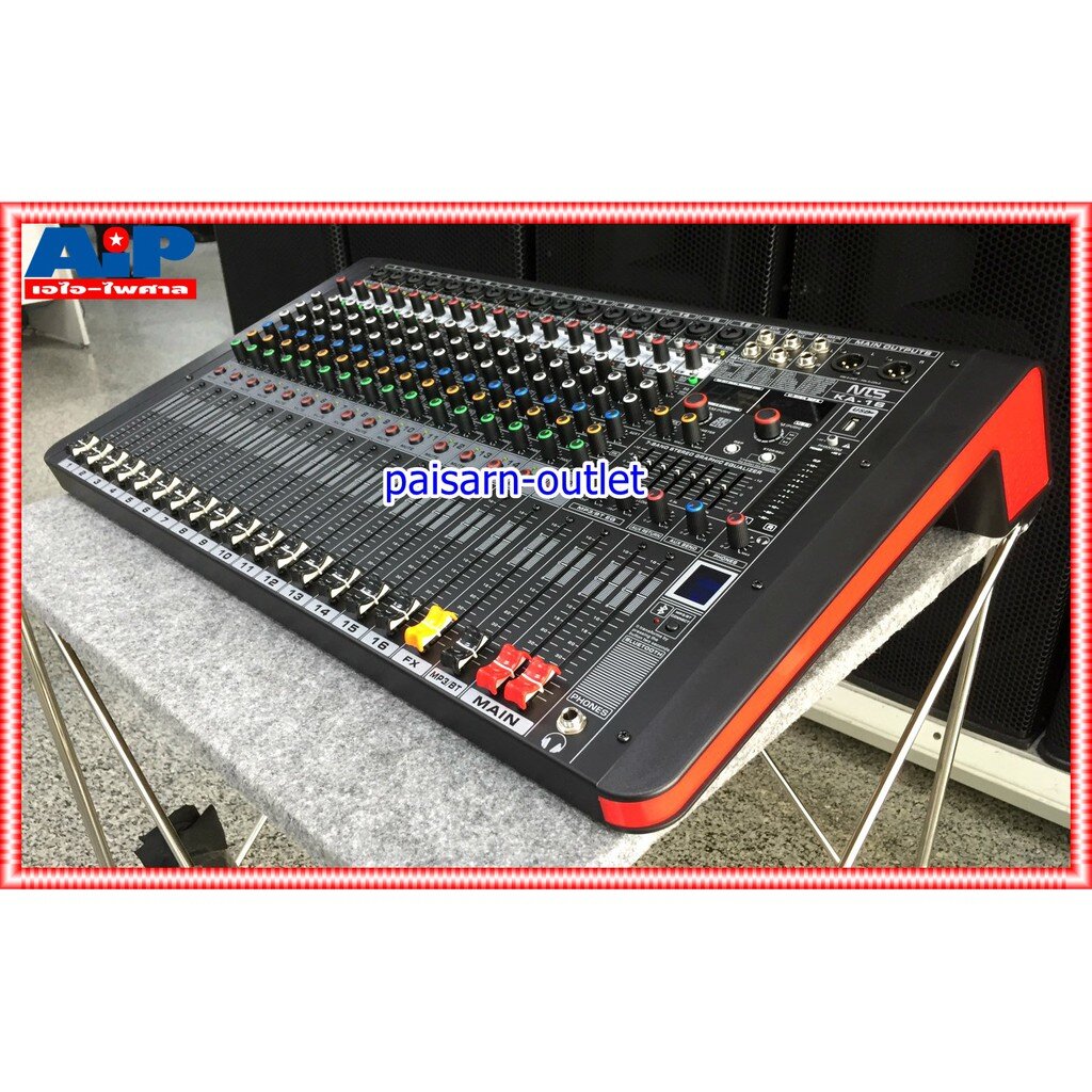 NTS KA16 MIXER+EFX USB+บลูทูส มิกซ์ มิกเซอร์ มิกซ์NTS เครื่องเสียง ...