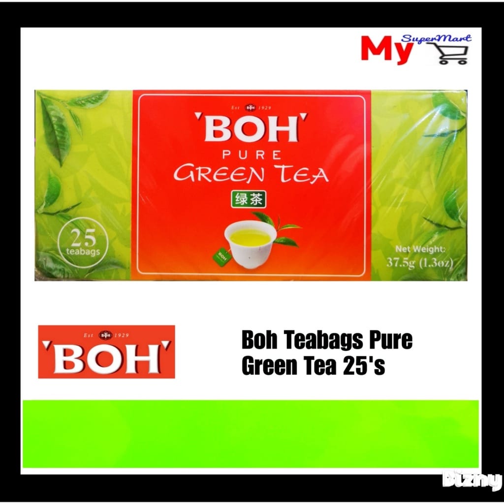 ชา BOH Pure Green Tea Original ชาเขียว ขนาด 25-50 ซอง | Lazada.co.th