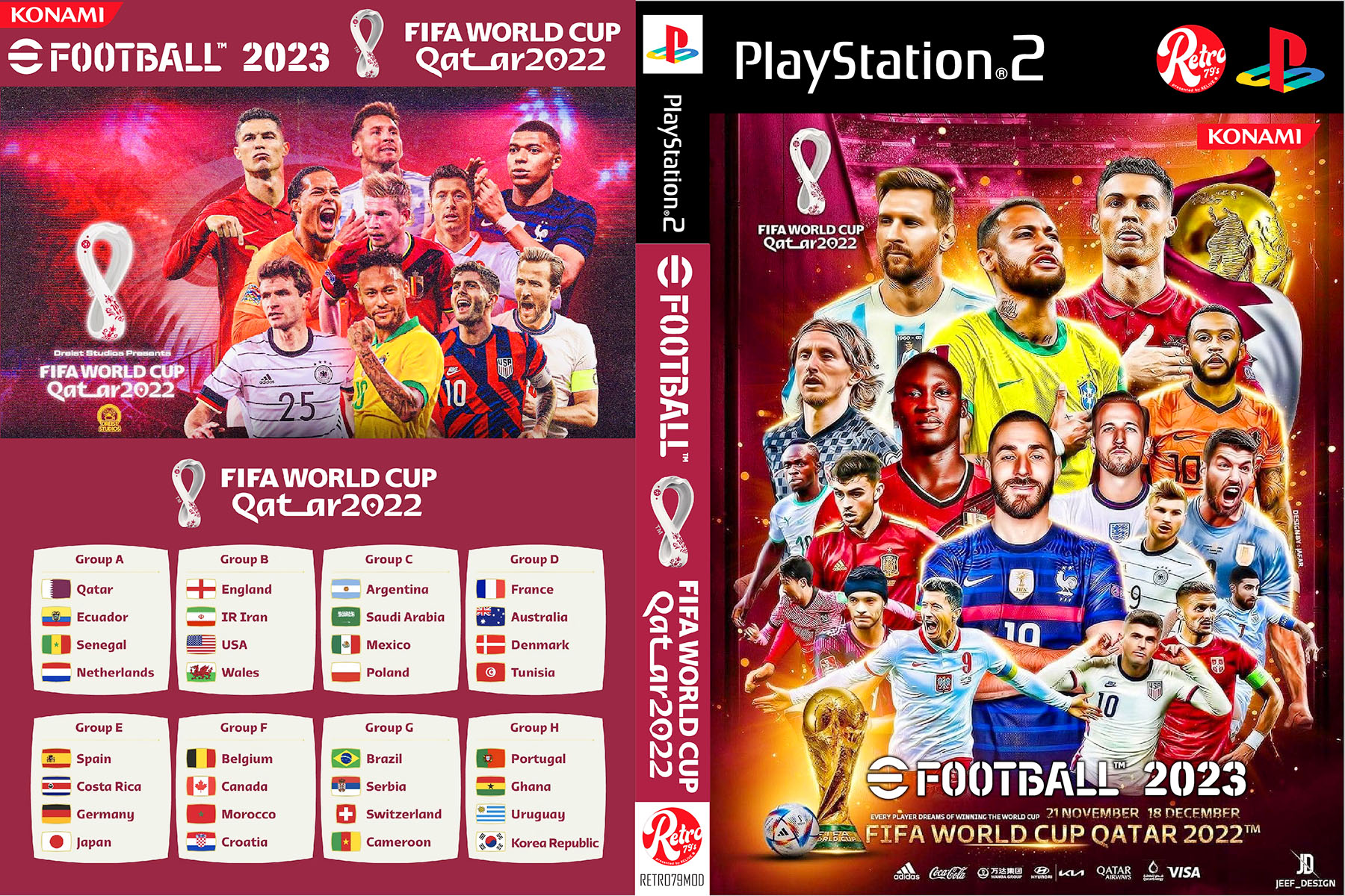 แผ่นเกมส์ PS2 PES EFOOTBALL 2023 - FIFA World Cup Qatar 2022 ️ ...
