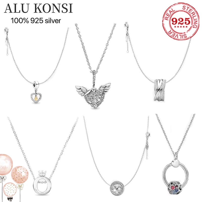 Hot Sale high quality 100 925 Sterling Silver Fit Original pan necklace ...