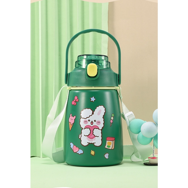 Large-capacity Water Bottle Stainless Steel Children's Vacuum Flask ...