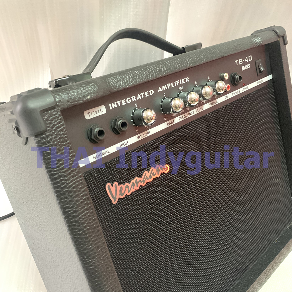 แอมป์เบส VERMAAN รุ่น TB-40 กำลังขับ 40W ปรับเสียง 4 อิคลอไรเซอร์ ขนาด ...