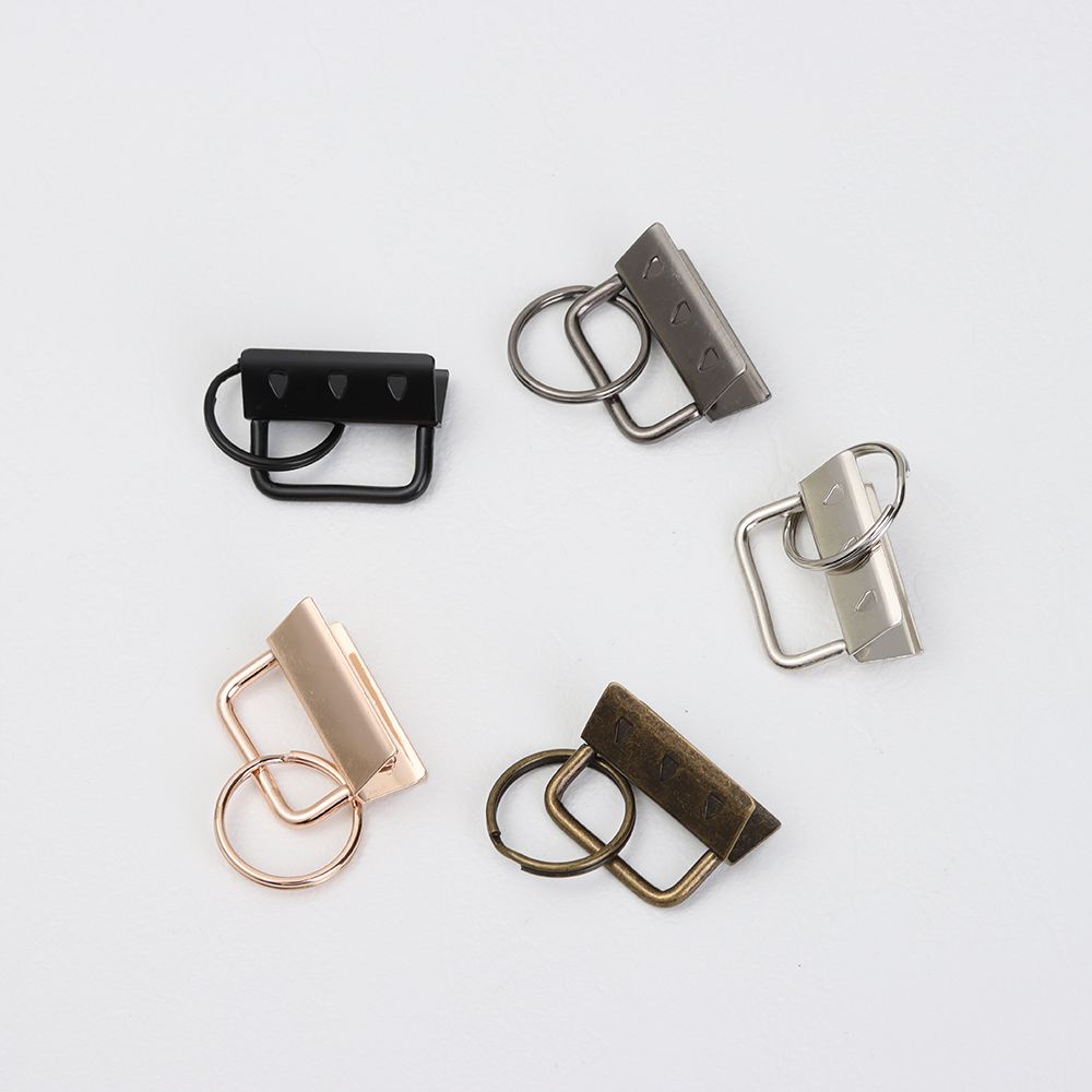 BEAUTY 5Pcs Webbing Cotton Tail Clip Tail Clip With Key Rings Key Fob ...