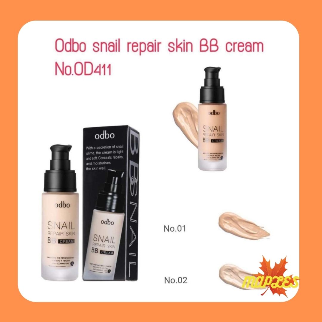 ODBO SNAIL REPAIR SKIN BB CREAM [30ml.]โอดีบีโอ สเนล รีแพร์ สกินผสมบีบี ...
