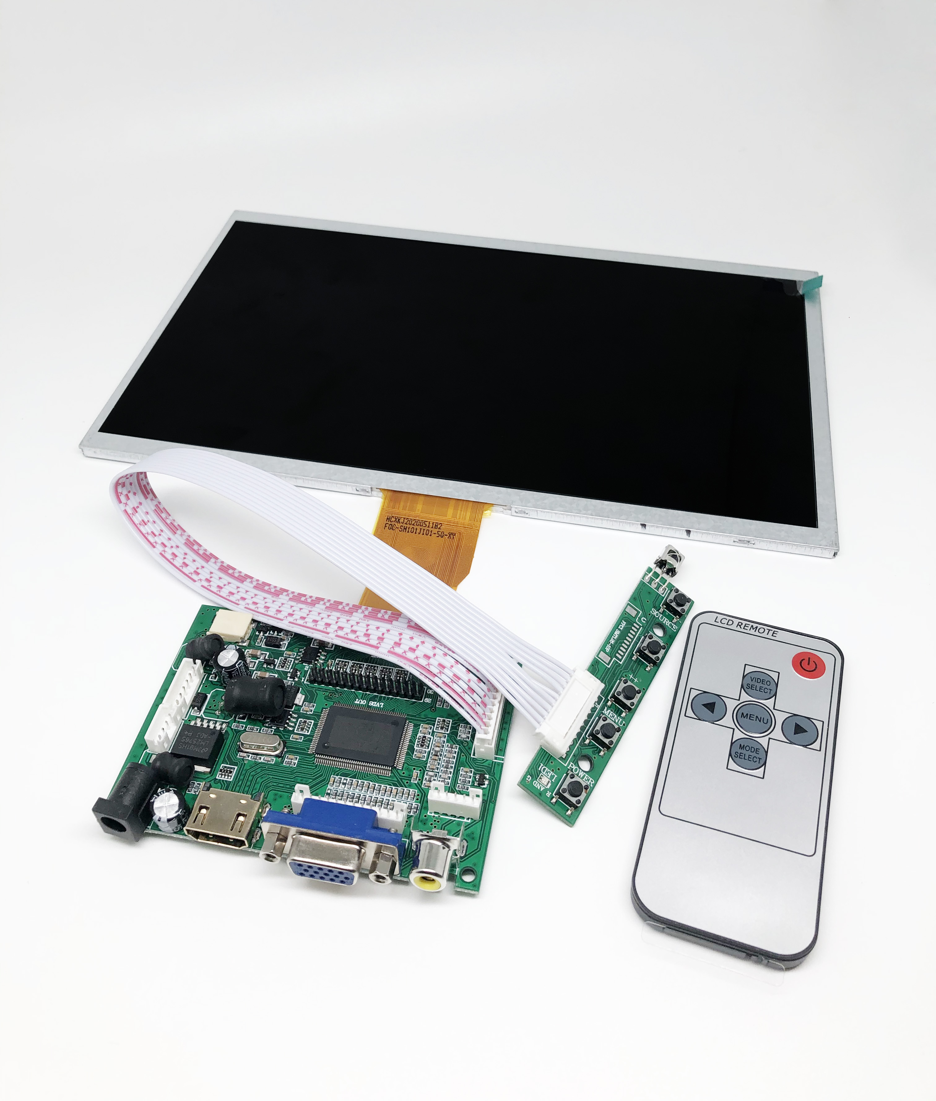 9 inch 1024*600 Screen Display LCD TFT Monitor with Remote Driver ...