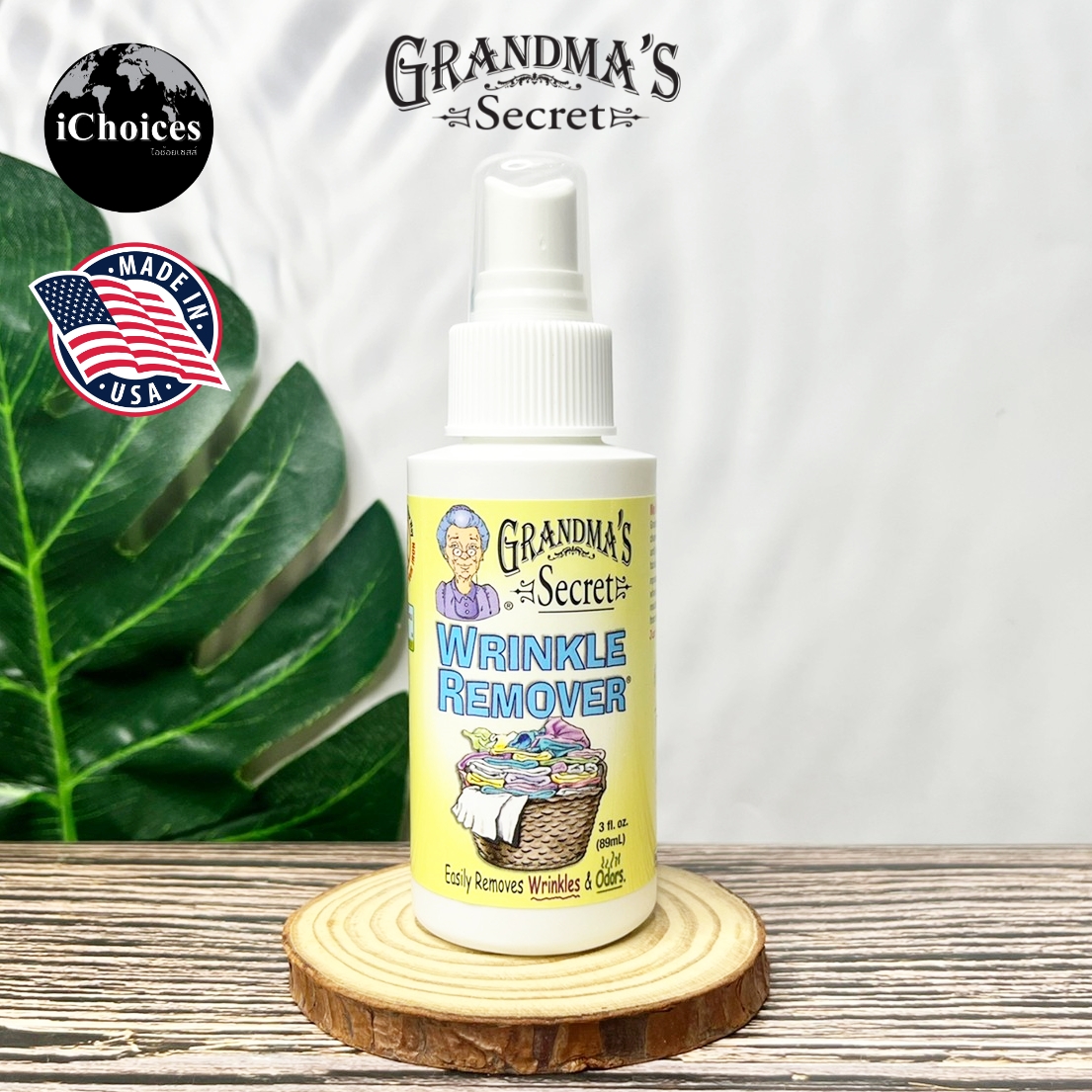 [Grandma's Secret] Wrinkle Remover Spray 89 ml สเปรย์ขจัดกลิ่นอับ และ ...