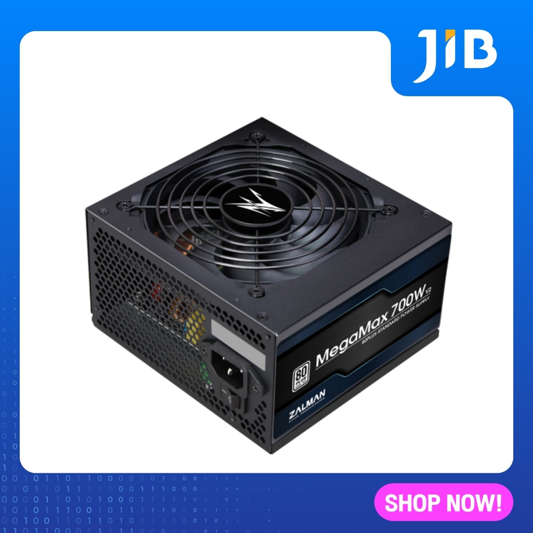 POWER SUPPLY (อุปกรณ์จ่ายไฟ) ZALMAN MEGAMAX 700W V2 - 700W 80 PLUS (ZM700-TXII) (ATX) | Lazada.co.th