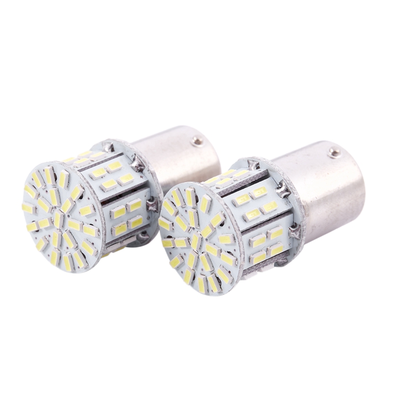 2x 1156 BA15S 382 P21W White 50 SMD LED Car Tail Turn Signal Reverse ...