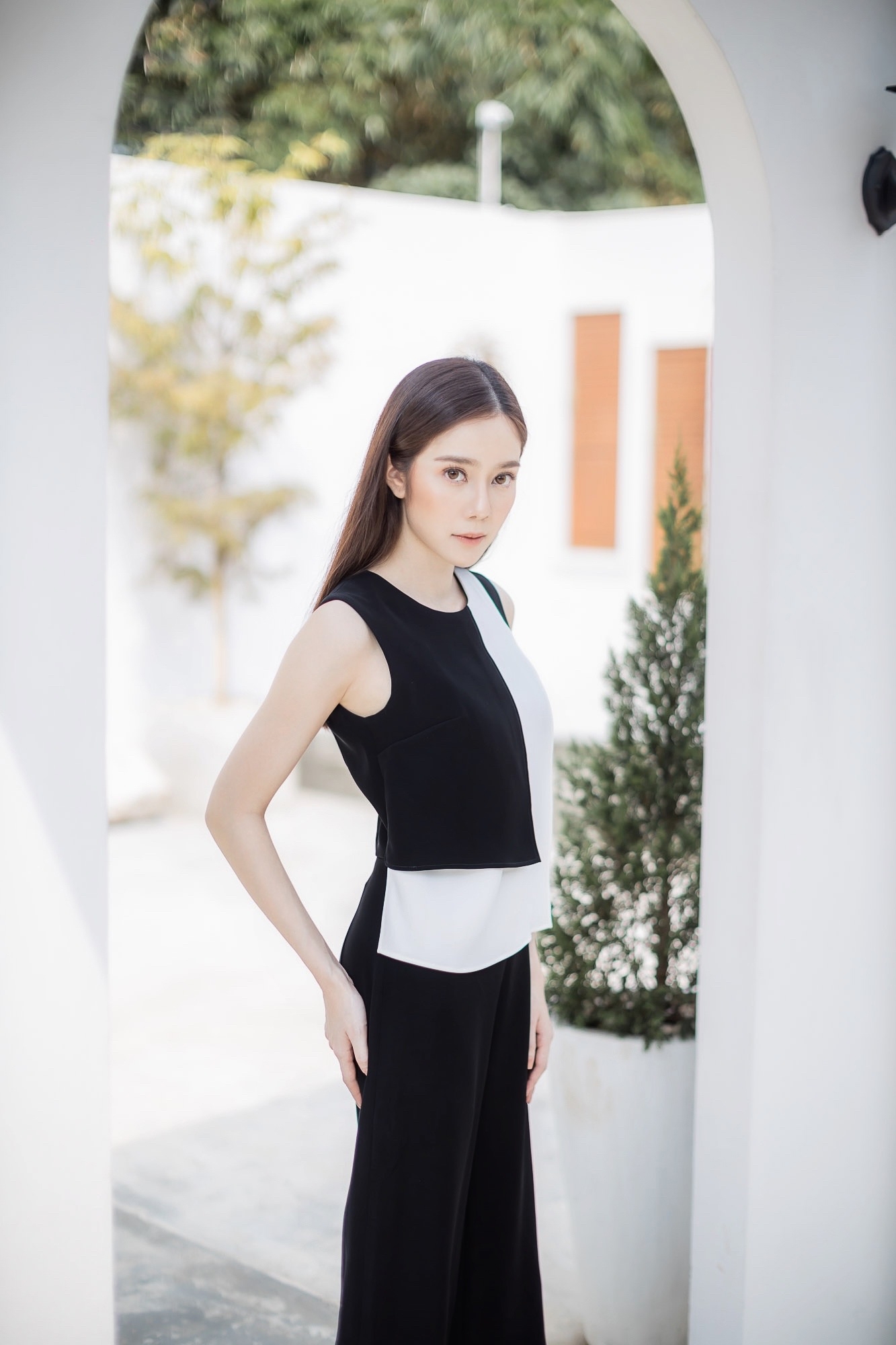 SHARYA - Classic Long Dress (Burgundy) - Sharya - ThaiPick