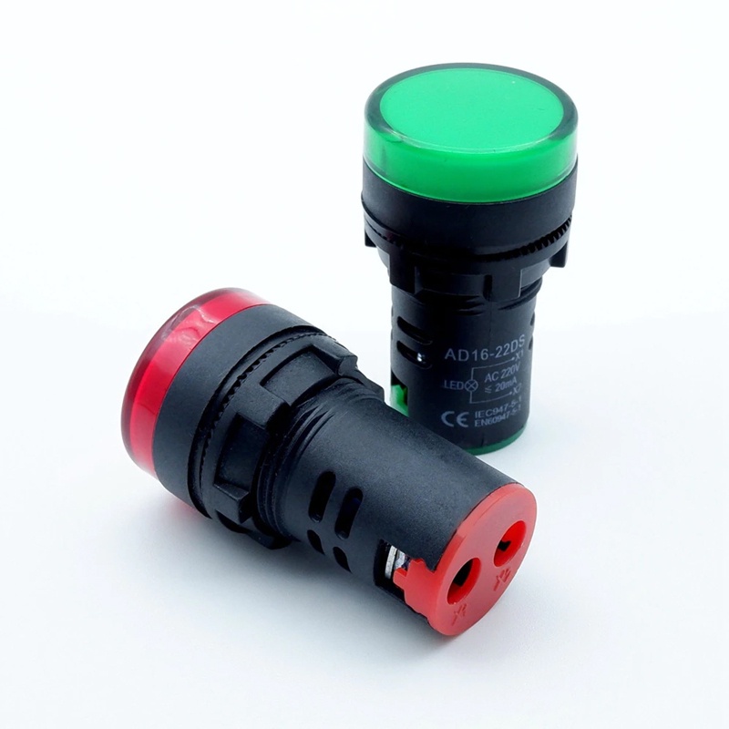 ไพล็อตแล้ม Pilot lamp LED 22mm pilot lamp 12V 24v 220v ตู้คอนโทรล ไฟ ...