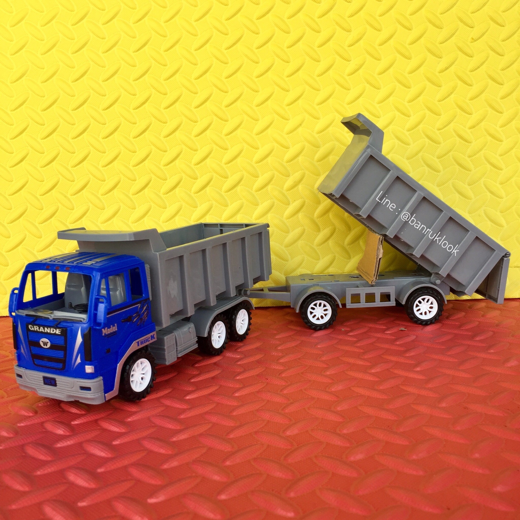 รถของเล่น รถดั้ม รถดั้มของเล่น รถดั้มพ่วง คันใหญ่ยกได้จริง แยกพ่วงได้ ...