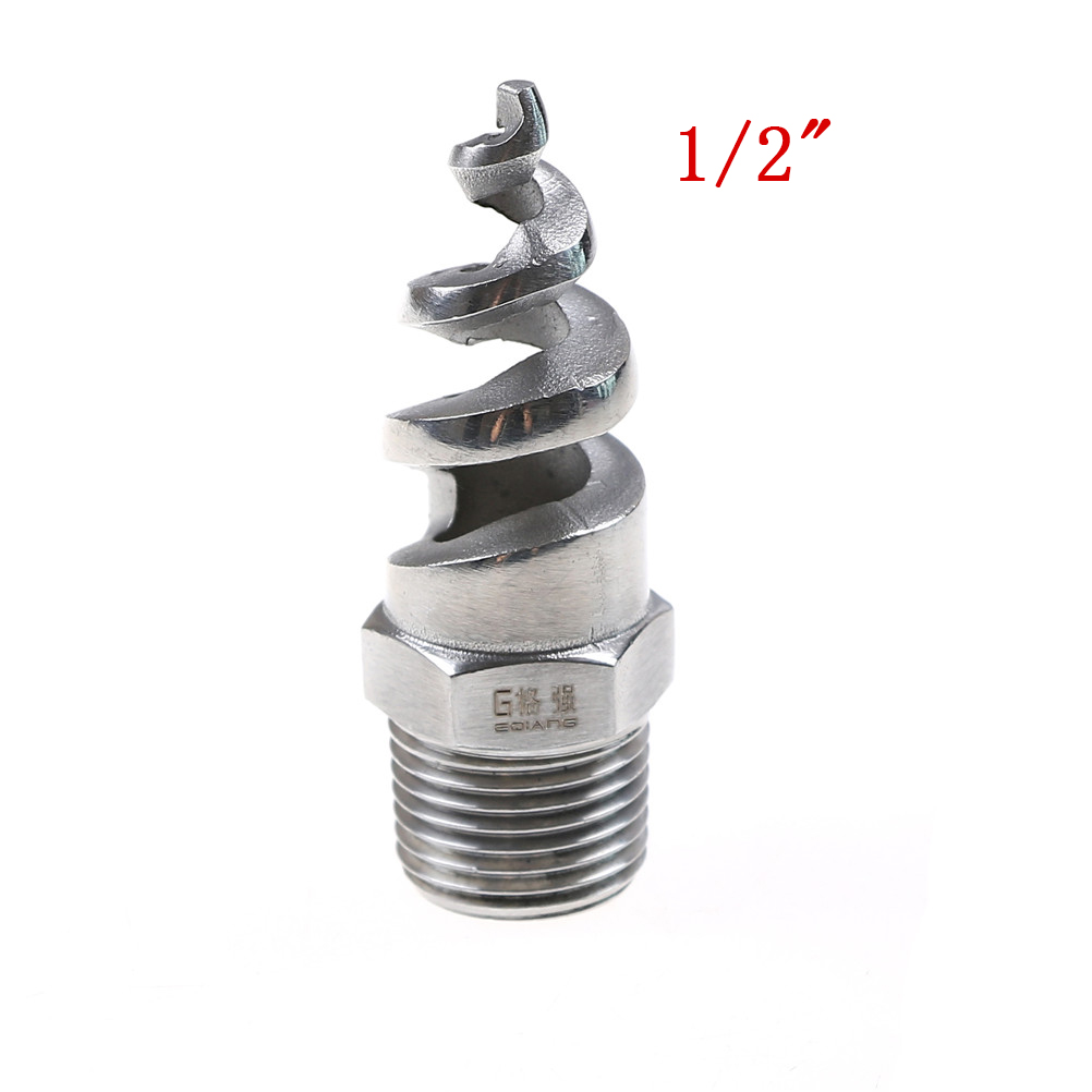 MUXI 1/2" 1" Stainless steel spiral cone atomization spray nozzle ...