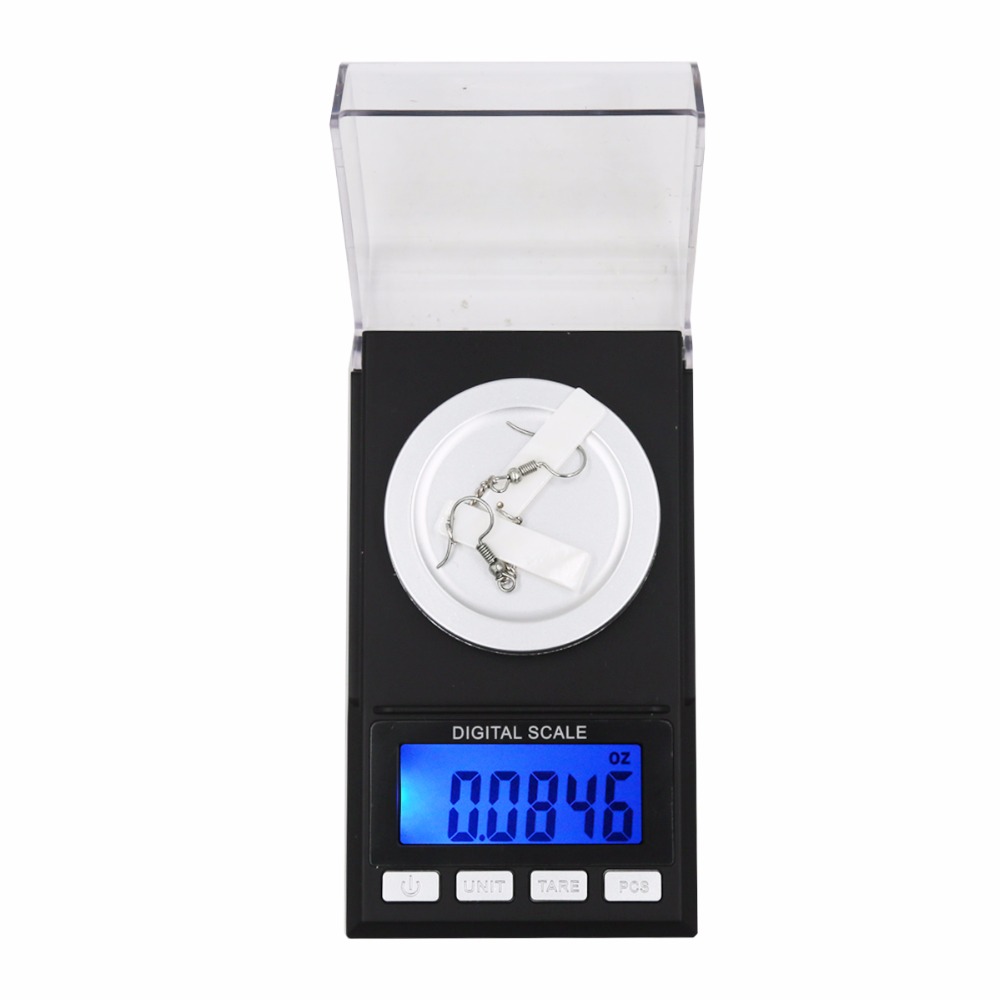 1PCS 100g Electronic Scales High Precision 0.001g Digital Jewelry Scale LCD Diamond Lab Weight ...