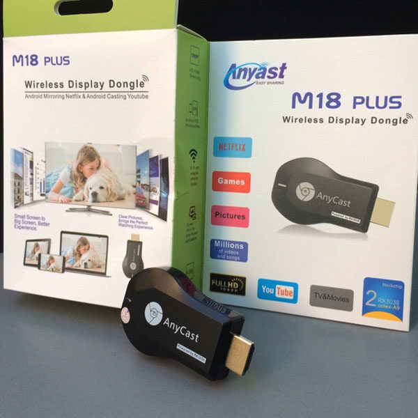 Anycast M18 Plus เชื่อมต่อมือถือขึ้นจอทีวีแบบไร้สาย ใช้ได้ทั้ง ทีวีบ้าน ...
