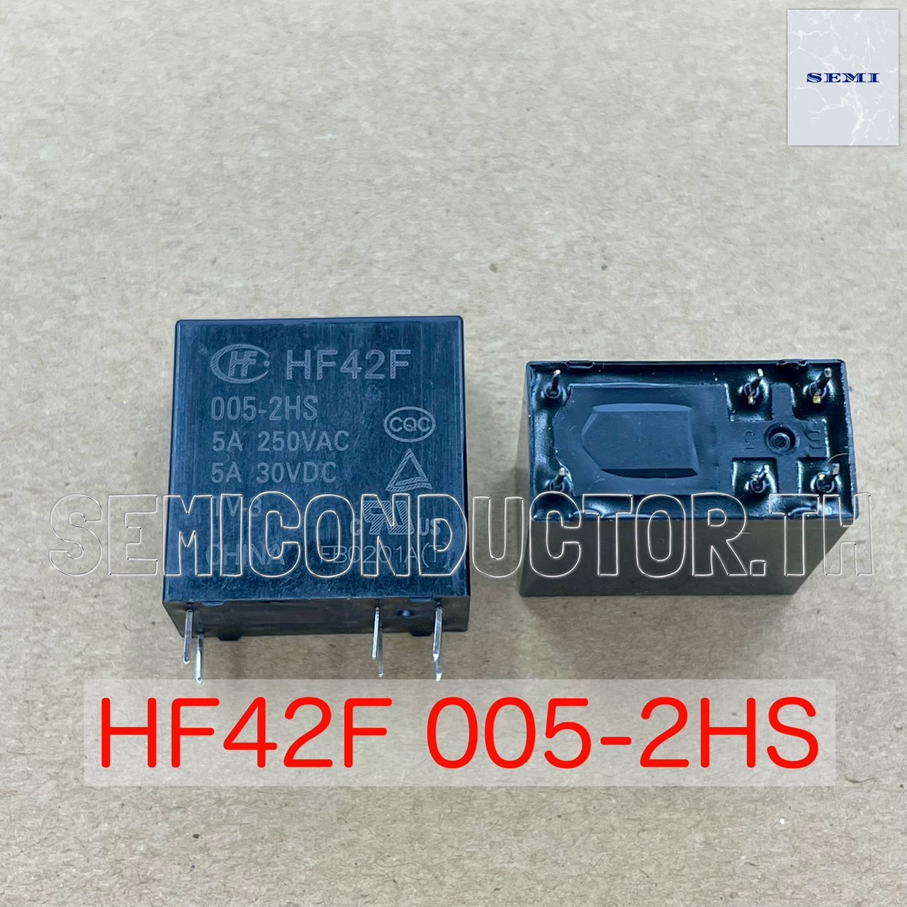 Relay HF42F 005-2HS 012-2HS 024-2HS รีเลย์ 5V 12V 24V 6ขา 5A | Lazada.co.th