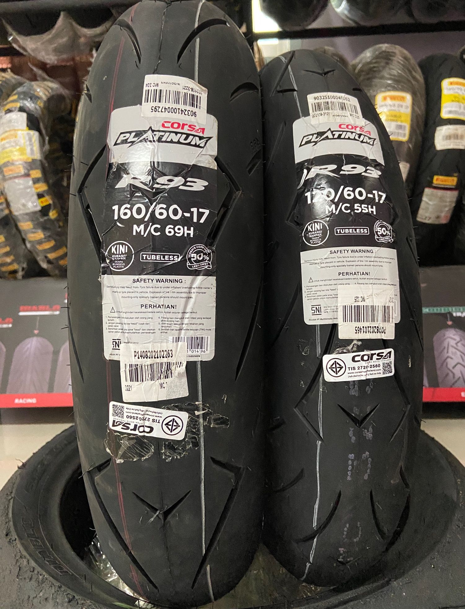 ยางคอซ่า 💥 Corsa Platinum R93 💥 ผลิตปี2022 | Lazada.co.th