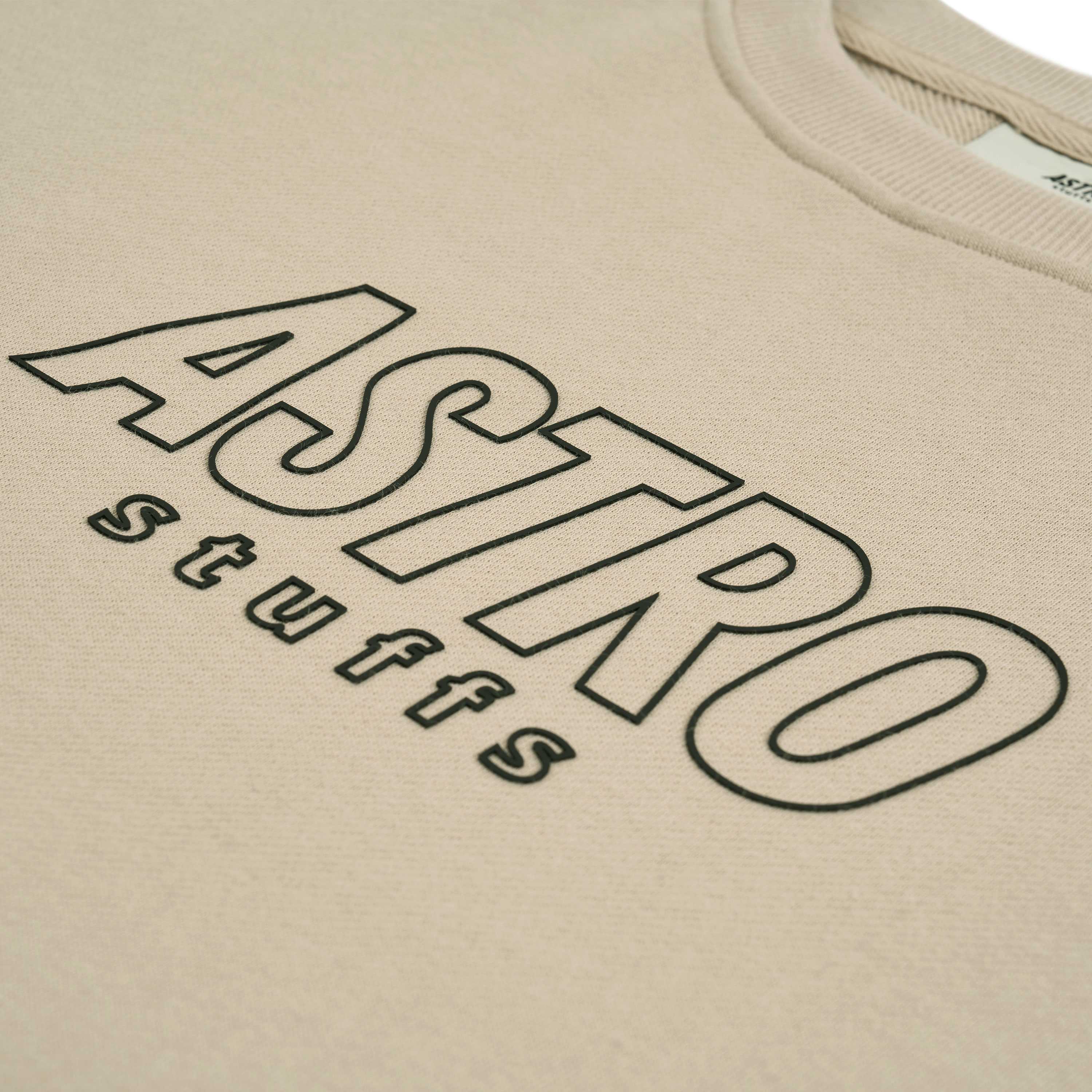 OUTLINE LOGO SWEATSHIRT (WARM SAND) - ASTRO Stuffs - ThaiPick