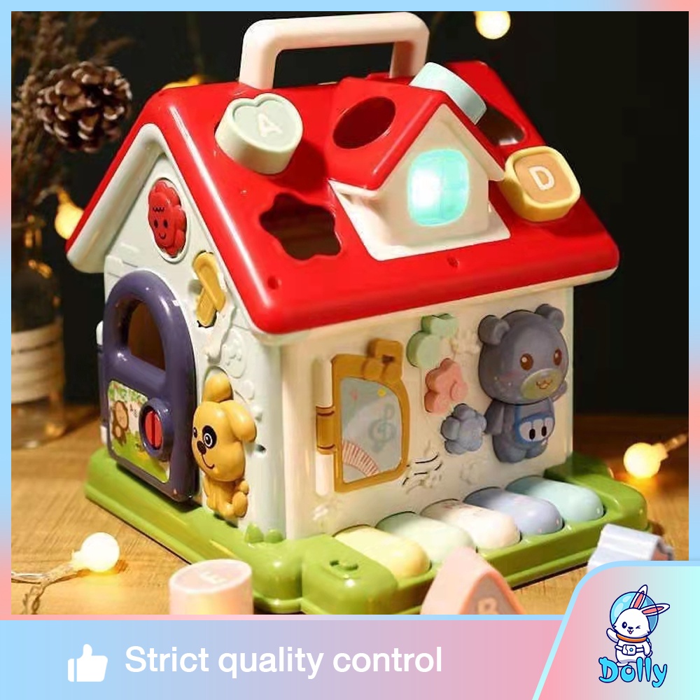 Baoli (แบรนด์แท้) กล่องกิจกรรม7ด้าน Educational Toy House ของเล่นเด็ก ...