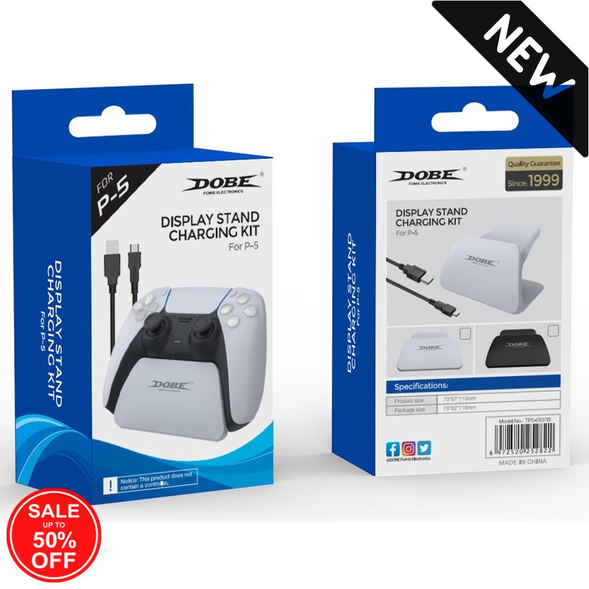 DOBEแท้ แท่นชาร์จจอย PS5 Controller(dobe ps5)(แท่นวางจอย ps5)(ที่ตั้งจอ ...