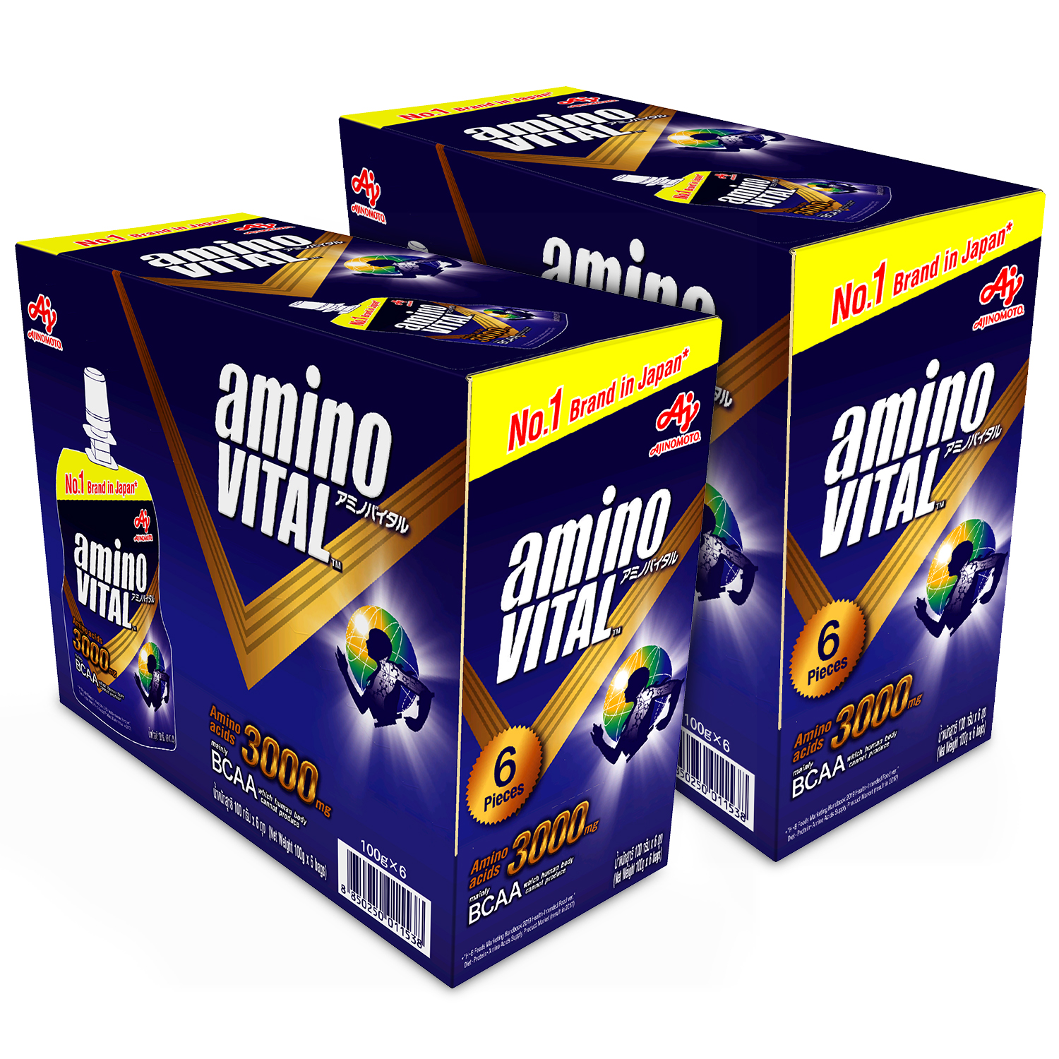 aminoVITAL™ Amino Acids Gel 100g. Pack 6x2 - Ajinomoto Official - ThaiPick