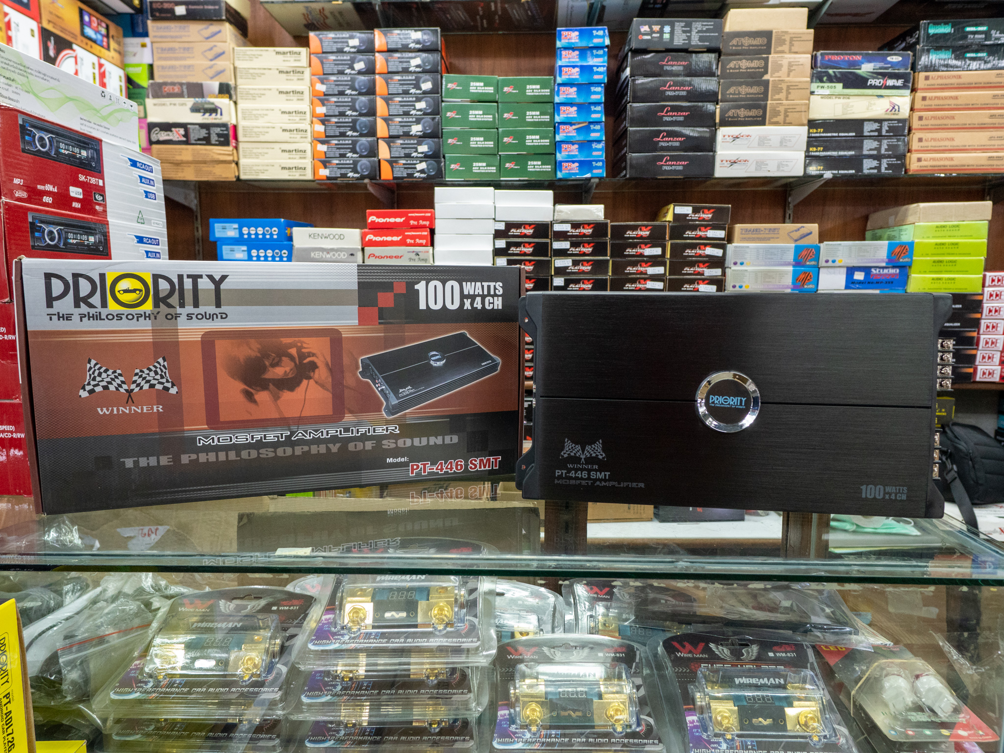 เพาเวอร์แอมป์ Priority รุ่น PT-446 SMT 4 Channels กำลังขับ 90Watts x 4Ch แผงวงจรรุ่นใหม่ ...