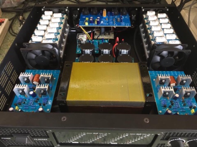 เครื่องขยายเสียง พาเวอร์แอมป์ power amp 600W 1000W 1200W 1600W ขนาด1U ...