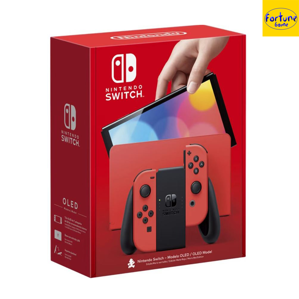 [เครื่องเกมส์] Nintendo Switch Oled Model [mario Red Edition] ของแท้