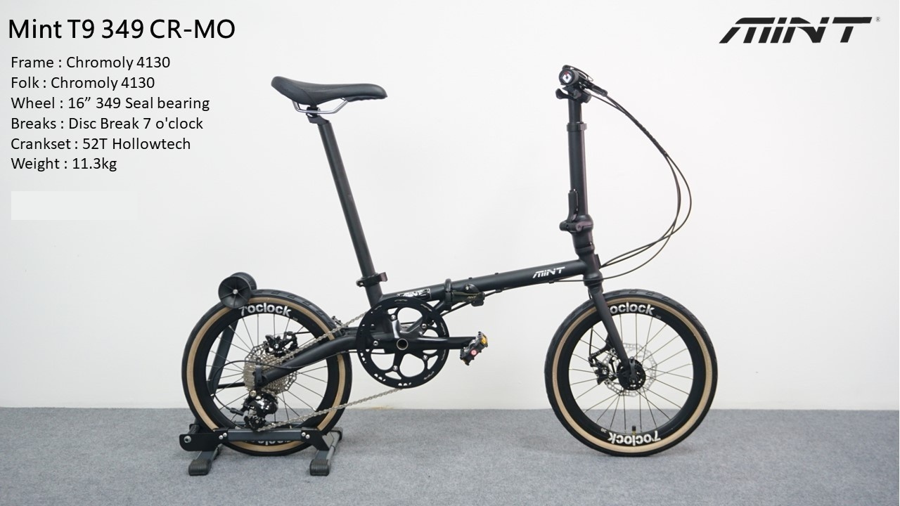 จักรยานพับ Mint T9-349 Cromo ขนาด 16"349 9sp | Lazada.co.th
