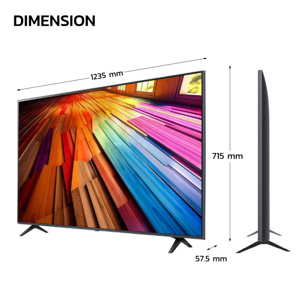 LG ทีวี UHD UT80 4K Smart TV 55UT8050 ขนาด 55 รุ่น 55UT8050PSB ...