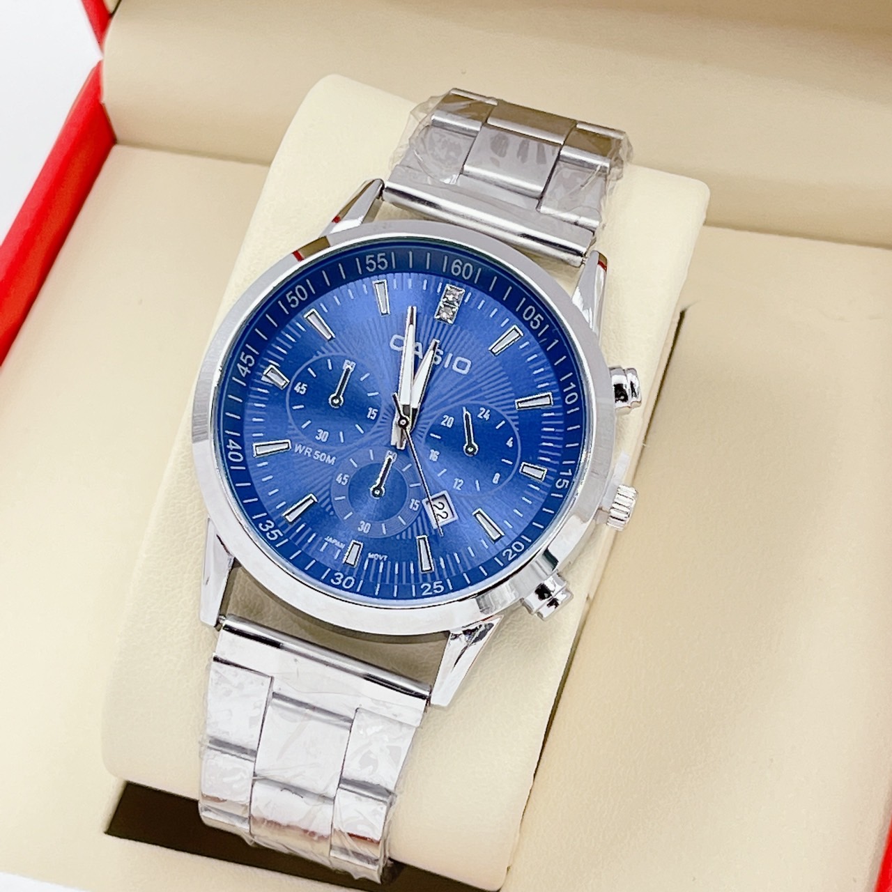 Watchtime นาฬิกาข้อมือคาสิโอ หน้าปัดแบนขนาด 38 มม. สายเลท มีให้เลือก ...