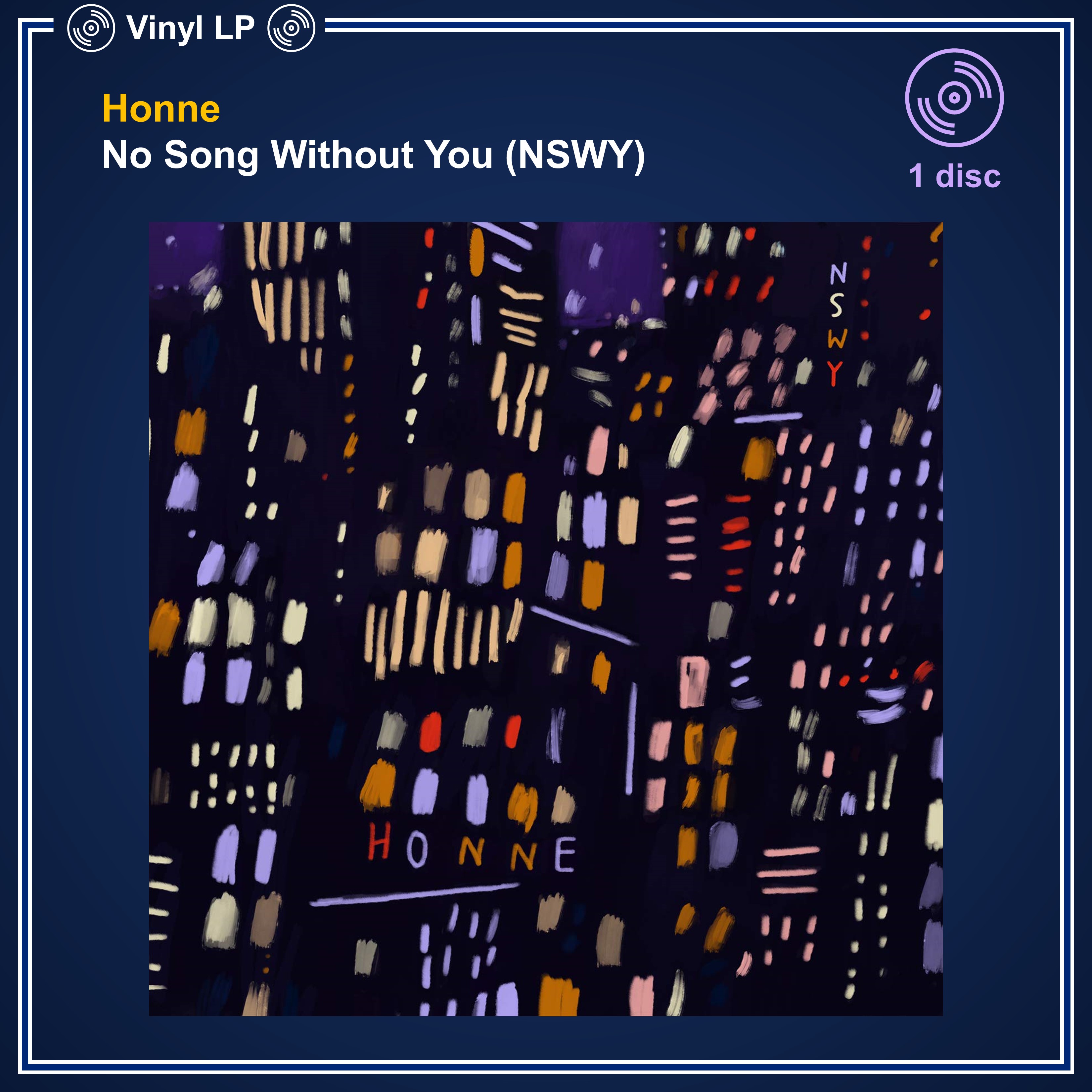 [แผ่นเสียง Vinyl LP] Honne - No Song Without You (NSWY) [ใหม่และซีล SS ...