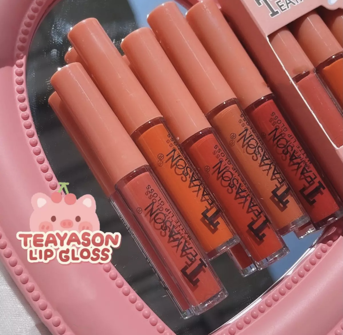 Teayason เครื่องสักลิปกลอสกันน้ำ,สีไม่ติดง่ายเพื่อทำสีบนแก้วลิปกรอสสีแด ...