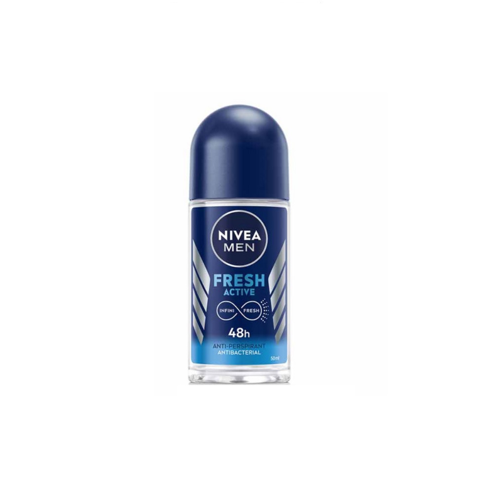 Nivea Men Fresh Active Roll On นีเวีย เมน เฟรช แอคทีฟ โรลออนระงับกลิ่น ...