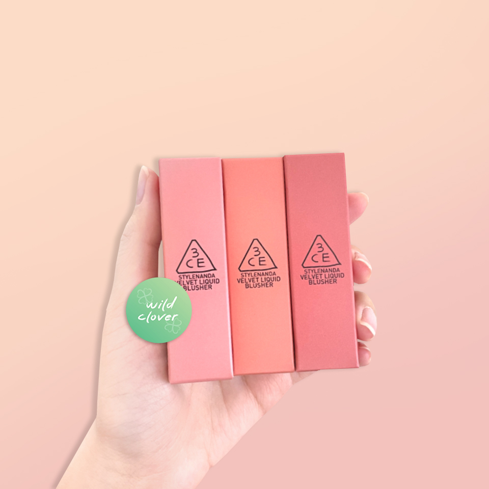 3CE แท้สแกนได้ velvet liquid blusher so alive like that vienna rose ride for me blush 3.4g ...
