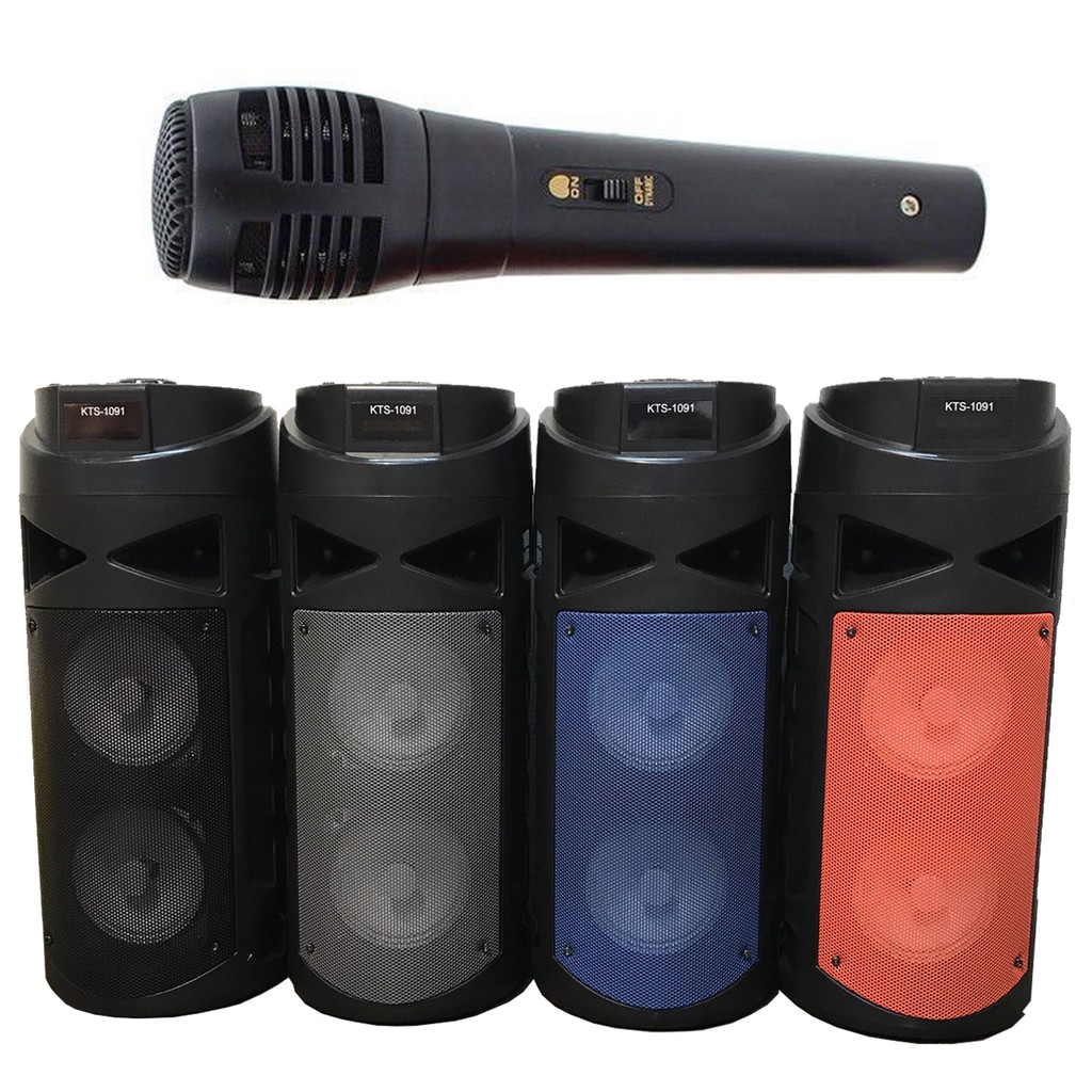 ลำโพงบลูทูธ KTS-1091 4 ดอก ดังกระหึ่มกว่ารุ่นอื่นๆ เสียงใสให้เบส ดีมาก ...