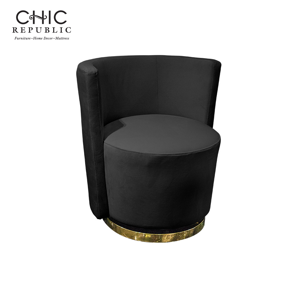 CHIC REPUBLIC MELLOW/1,โซฟา 1 ที่นั่งแบบหมุน - สี ครีม , เทาเข้ม - Rina ...