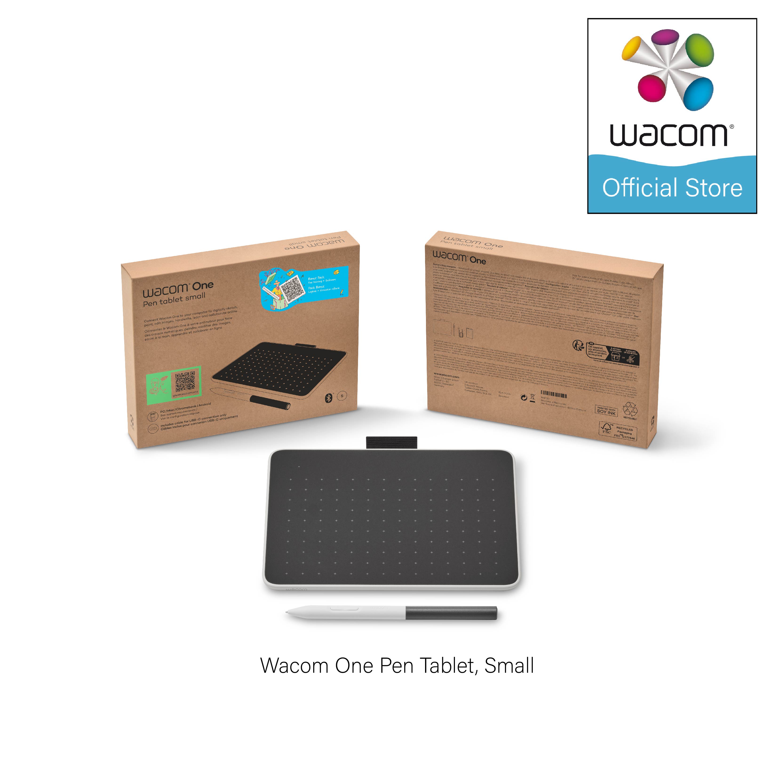 Wacom One M Pen Tablet แท็บเล็ตสำหรับวาดภาพกราฟฟิก เม้าส์ปากกา เม้าส์วาดภาพ ระดับมืออาชีพ ...