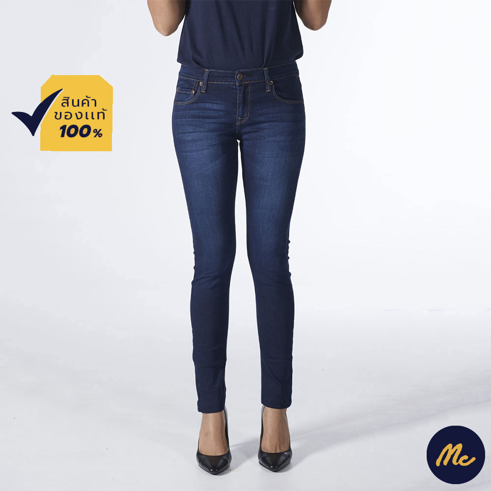 Mc Jeans กางเกงยีนส์ กางเกงขายาว ทรงขาเดฟ Mc Me สีดำ ทรงสวย MBM1002 - Mc Jeans - ThaiPick