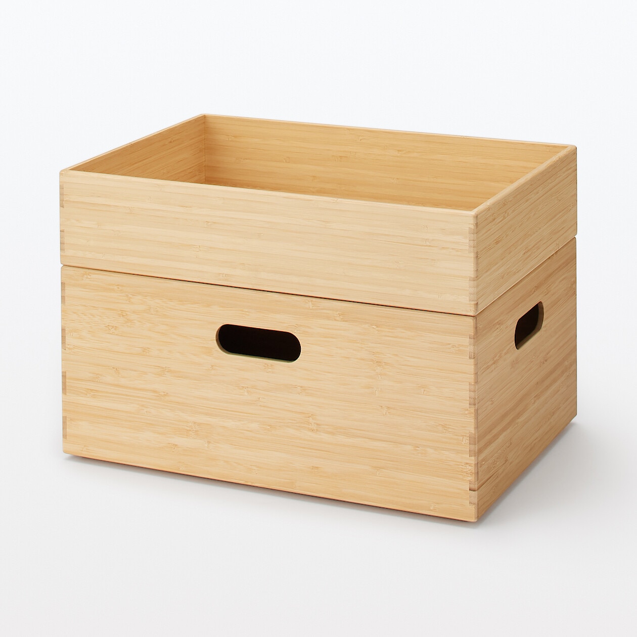 มูจิ กล่องเก็บของไม้ไผ่ - Bamboo Stack Box (W37xD26xH16.5cm) - MUJI ...