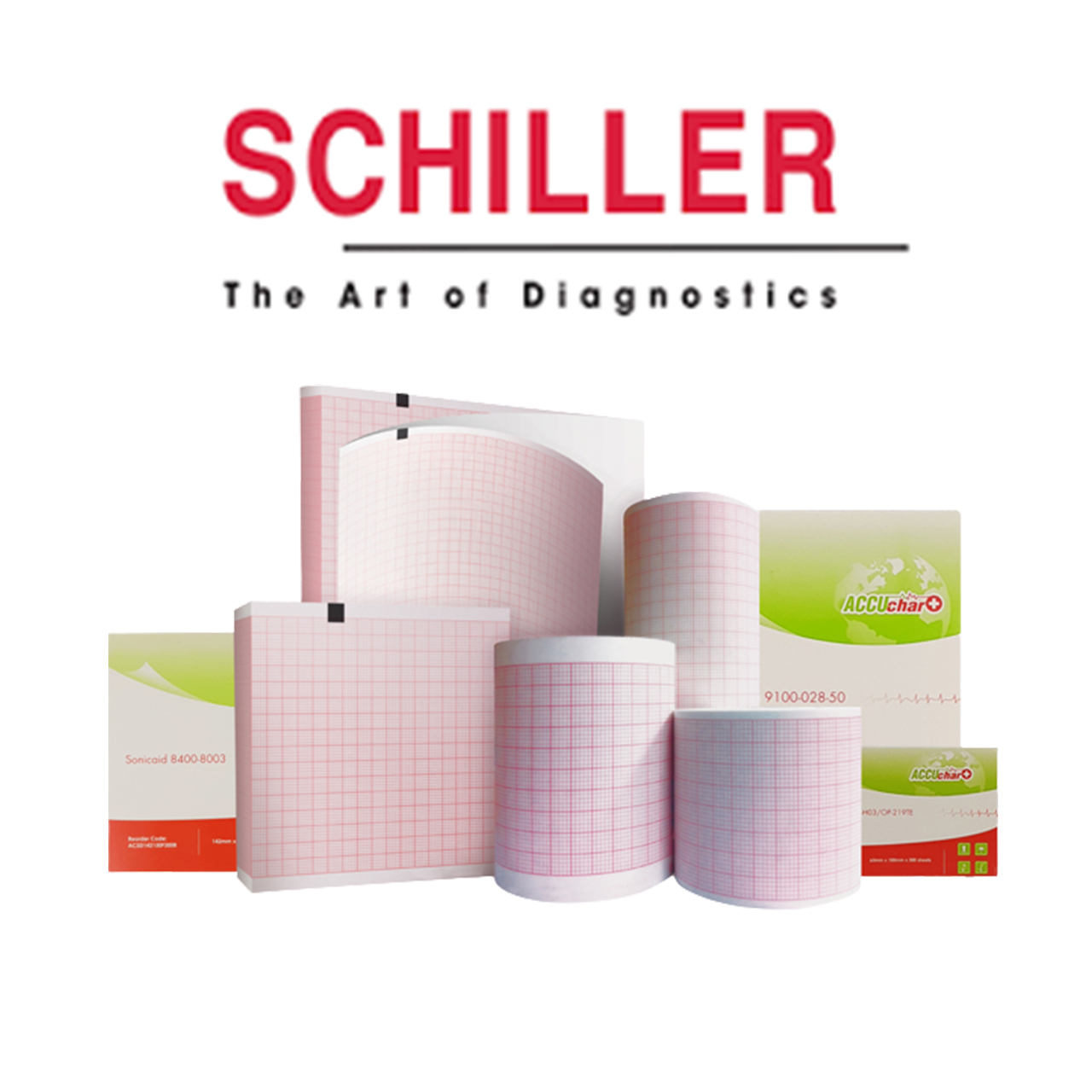 ACCU-CHART EKG ROLL สำหรับเครื่องยี่ห้อ SCHILLER | Lazada.co.th