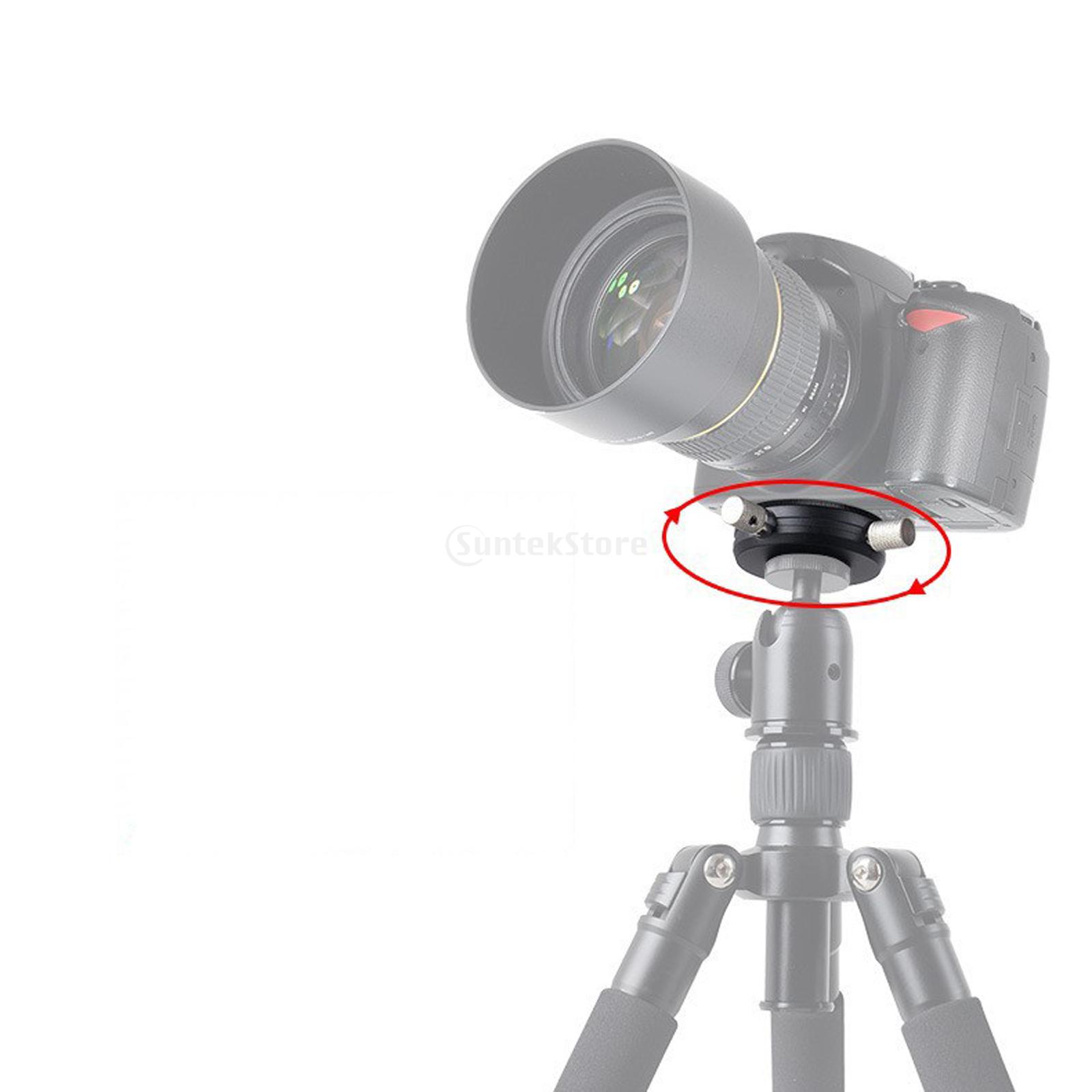 Dovewill 360 Degree Rotation Camera Shot Panoramic Tripod Adapter for ...