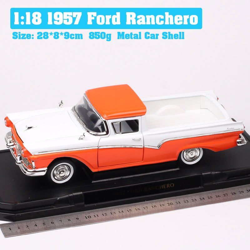 Big Scale 1:18 Vintage Road Signature Ford Ranchero Truck Model Pickup ...