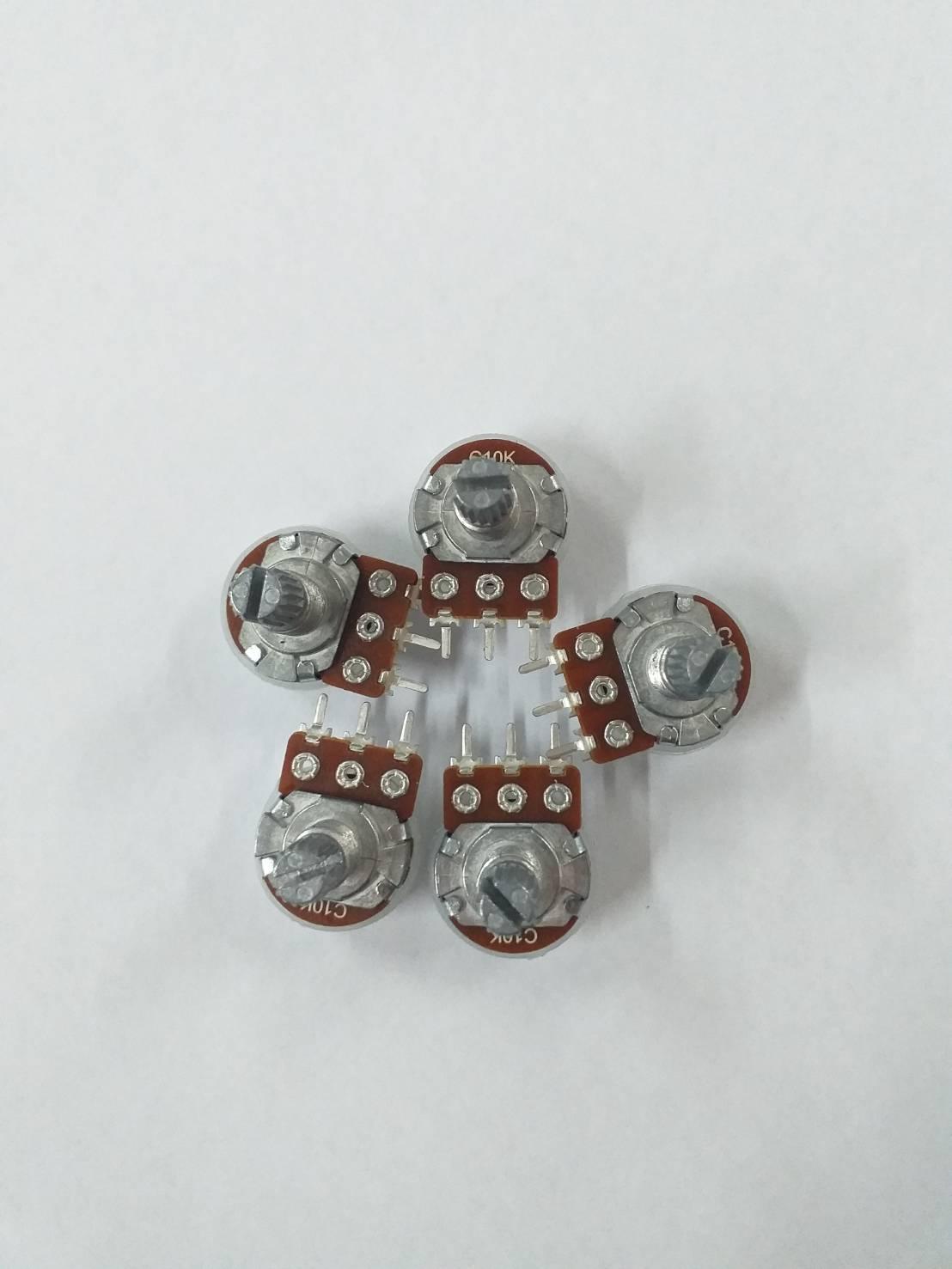 C10K วอลลุ่มแกน15 มิล มีฝาครอบกันฝุ่น จำนวน 5 ตัว | Lazada.co.th